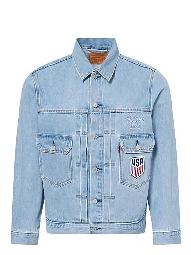 LEVI'S X World Cup Usa Soccer Type Ii Denim Trucker Jacket - Multi