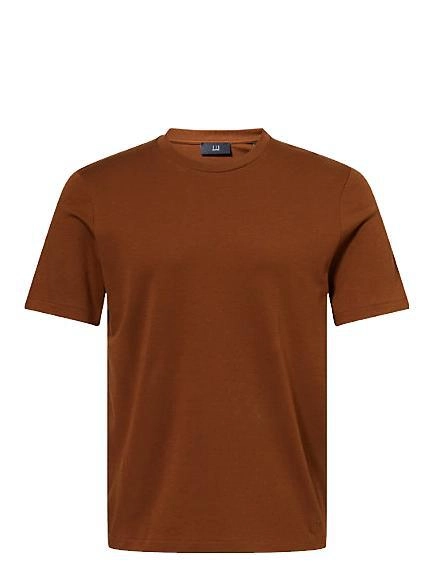 Dunhill Cypher Short-sleeve Cotton T-shirt - Ginger