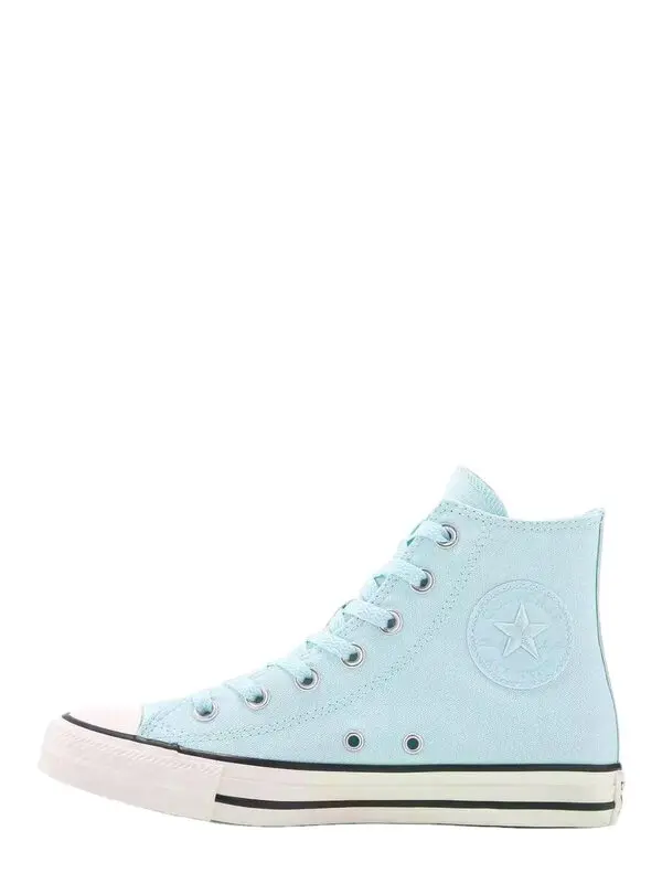 CONVERSE All-star Floral-embroidered Hi-top Sneakers - Blue