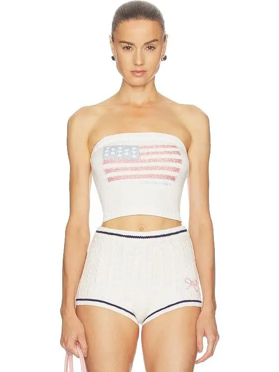 LoveShackFancy Deserae Tube Top - Multi
