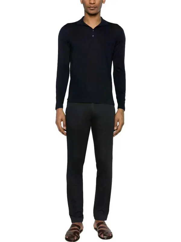 BRIGLIA 1949 Drawstring Trousers - Blue