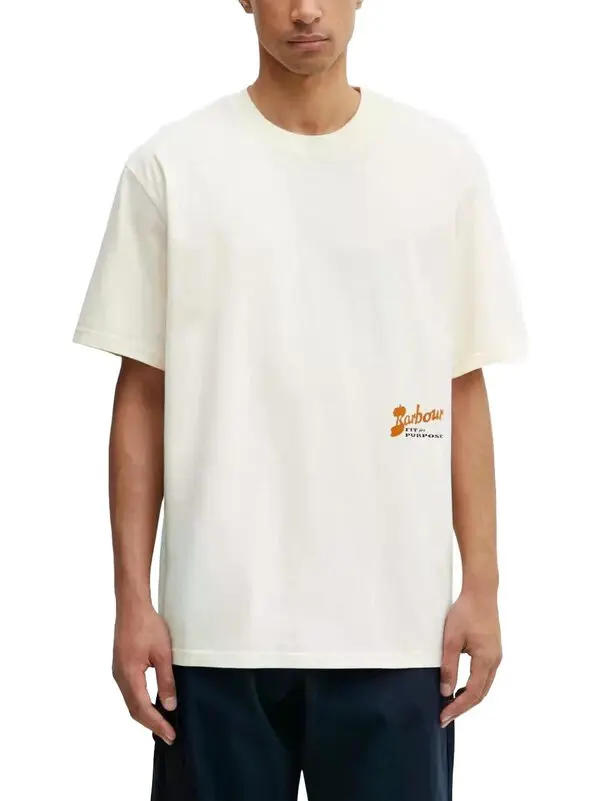 Barbour Terrain Oversized Graphic T-shirt - Neutrals