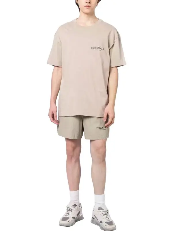 Fear Of God Logo-print Cotton T-shirt - Neutrals