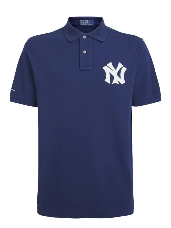Polo Ralph Lauren X Yankees Cotton Polo Shirt - Navy