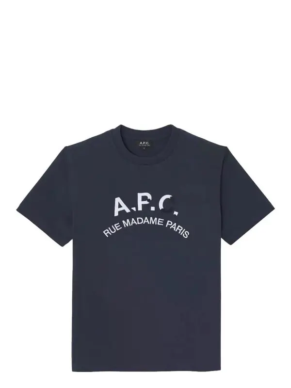 A.p.c. Graphic-print T-shirt - Blue
