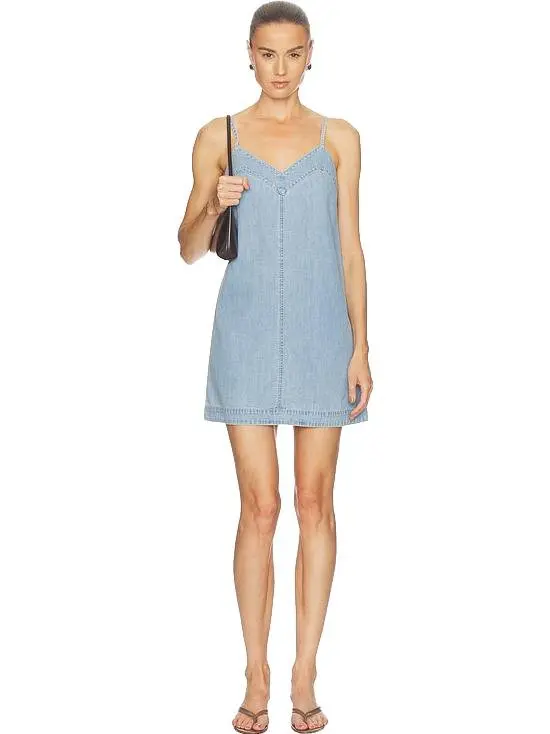 Veronica Beard Chapmond Mini Dress - Blue