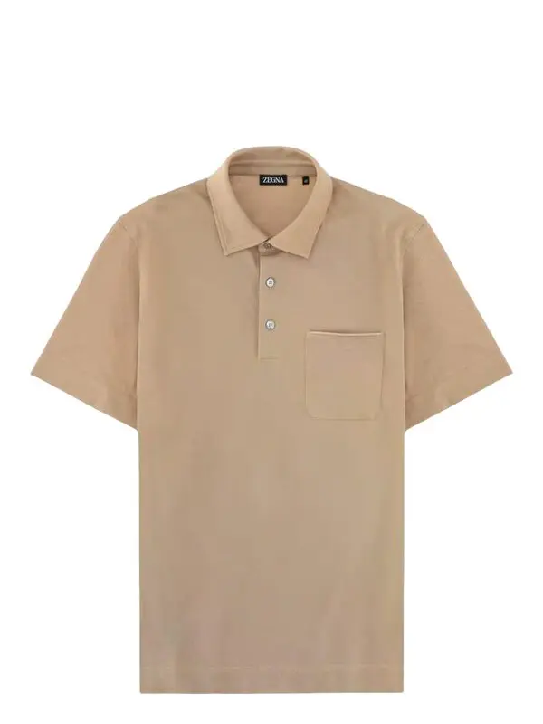Zegna Chest-pocket Polo Shirt - Neutrals