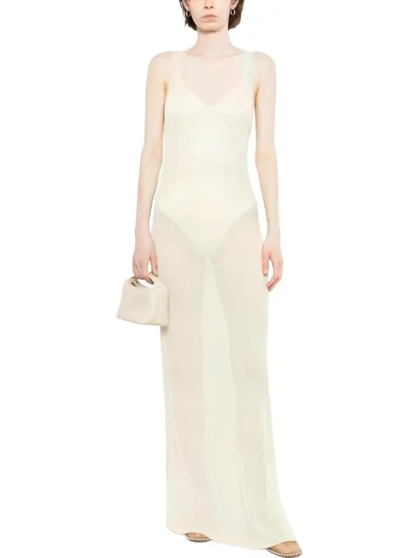 RUOHAN Sleeveless Knit Dress - Neutrals