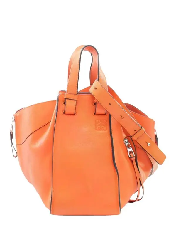 Loewe 2000s Hammock Leather Handbag - Orange