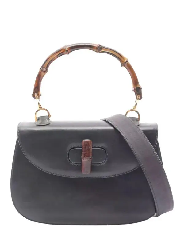Gucci 1947 Bamboo Handbag - Blue