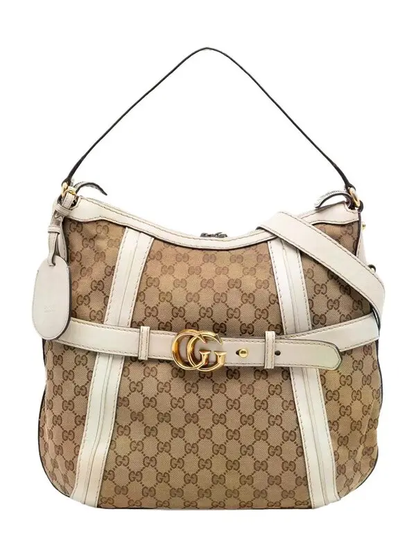 Gucci Gg Canvas Running Satchel - Neutrals