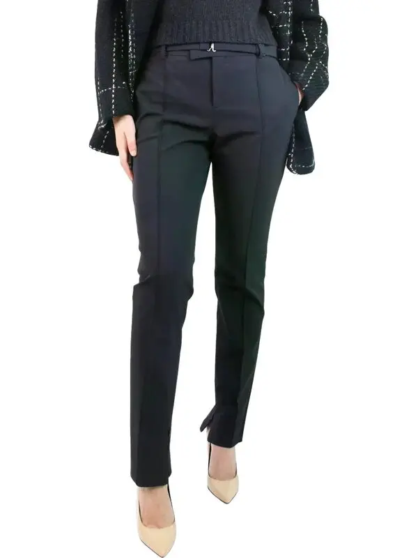 Bottega Veneta Belted Side-slit Trousers - Black