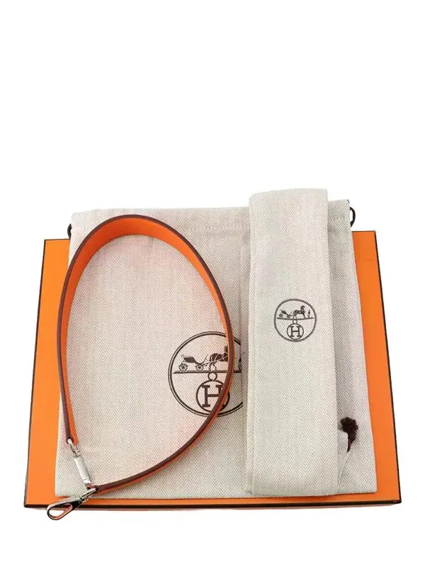 Hermès Toile Officier And Swift Neo Evelyne 16 Shoulder Bag - Orange