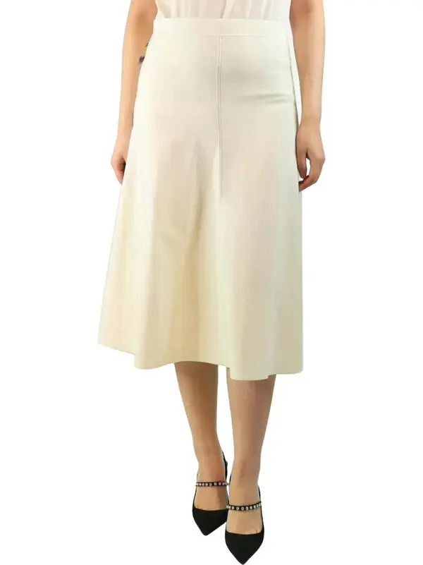 Giorgio Armani A-line Midi Skirt - Neutrals