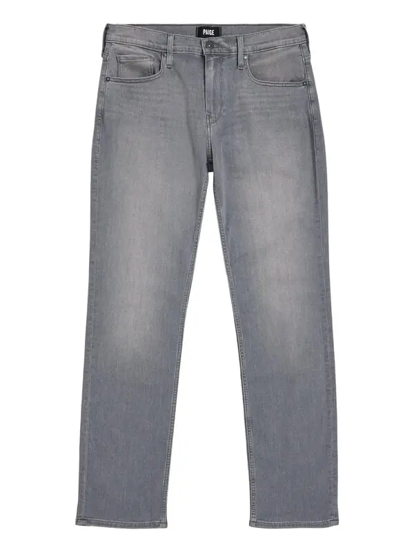Paige Normandie Straight Jeans - Grey