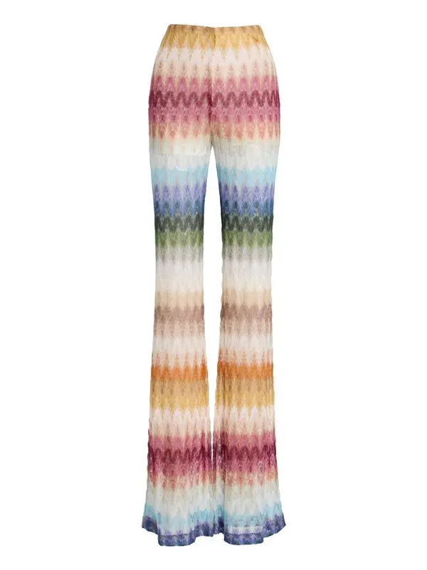 Missoni Printed Flared Trousers - Multi