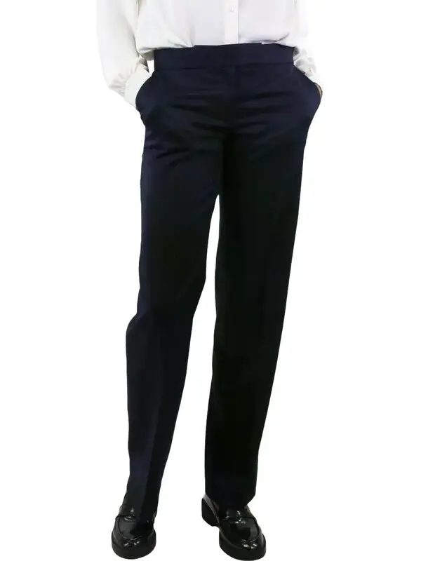 Stella McCartney Straight-leg Tailored Wool Trousers - Blue