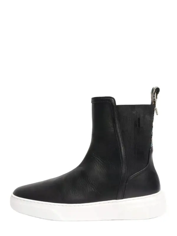 Missoni Leather Ankle Boots - Black