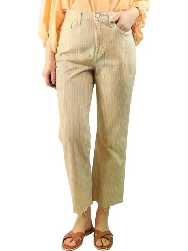 FRAME Striped Jeans - Neutrals