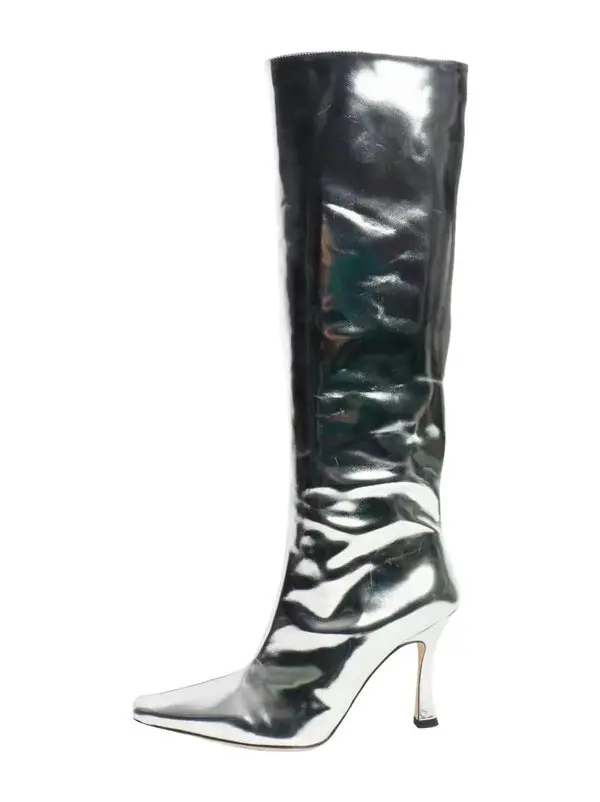 Staud Cami Knee-high Boots - Silver