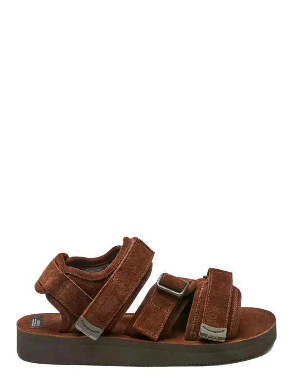Suicoke Kisee Touch-strap Sandals - Brown