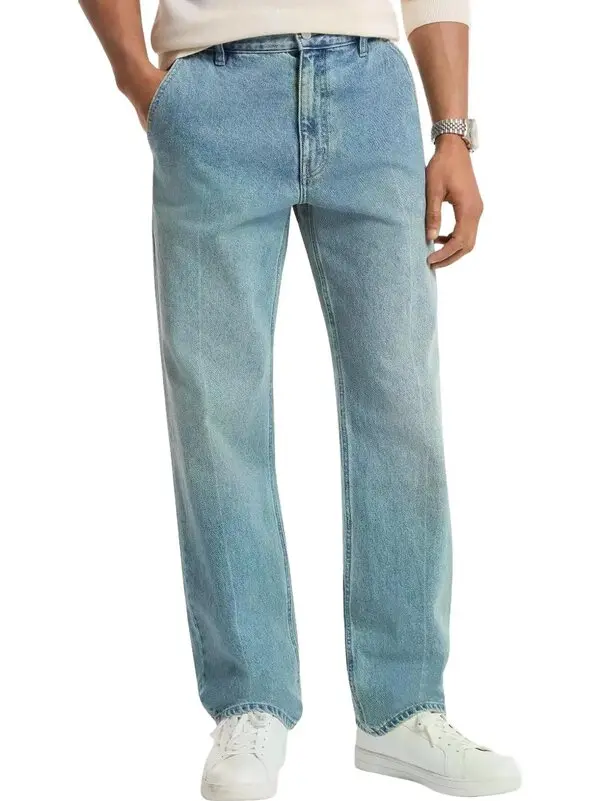 Michael Kors Finn Straight-leg Jeans - Blue