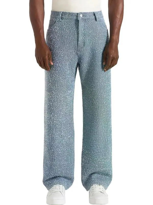 Manière De Voir Arnault Bouclé Relaxed-fit Jeans - Blue