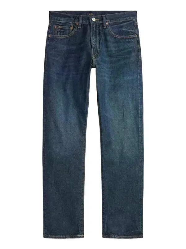 Polo Ralph Lauren Faded Straight-leg Jeans - Blue