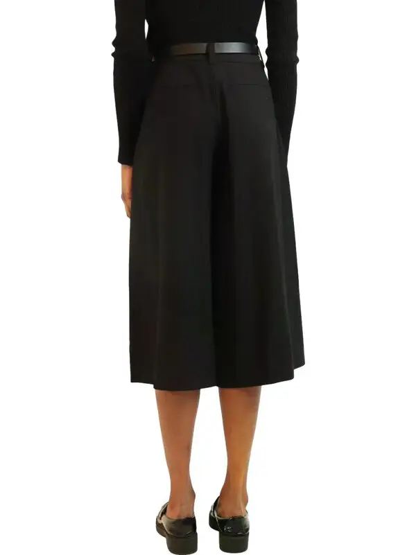 Sea Belted Culottes - Black
