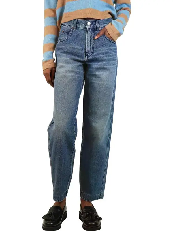 Victoria Beckham Mid-wash Jeans - Blue