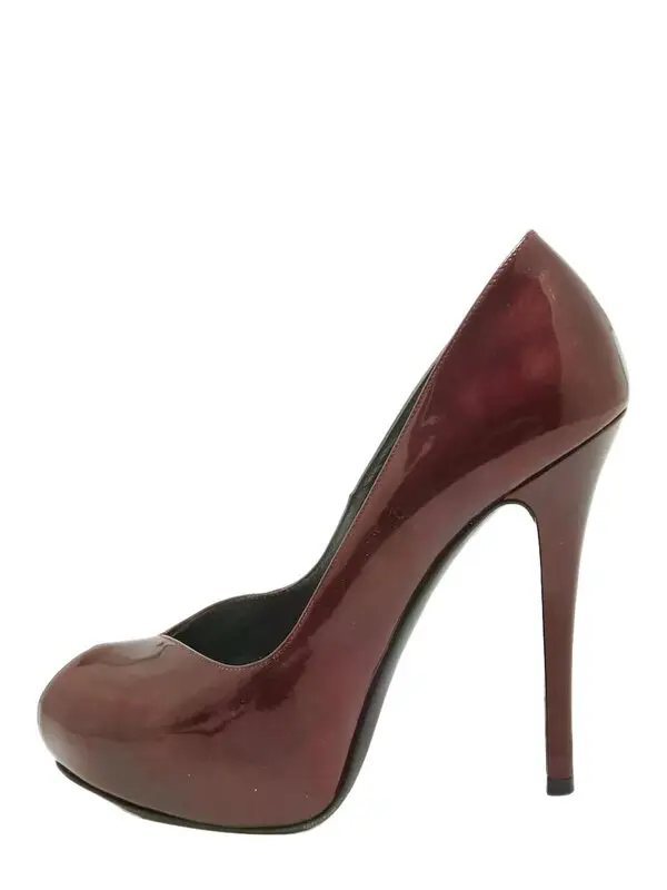 STUART WEITZMAN Leather Heeled Pumps - Red
