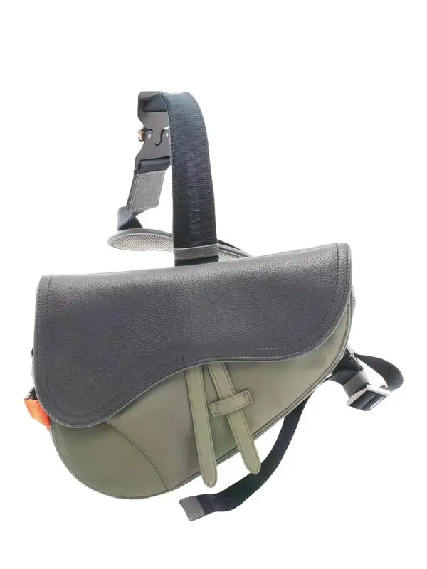 Dior X Sacai Saddle Belt Bag - Green