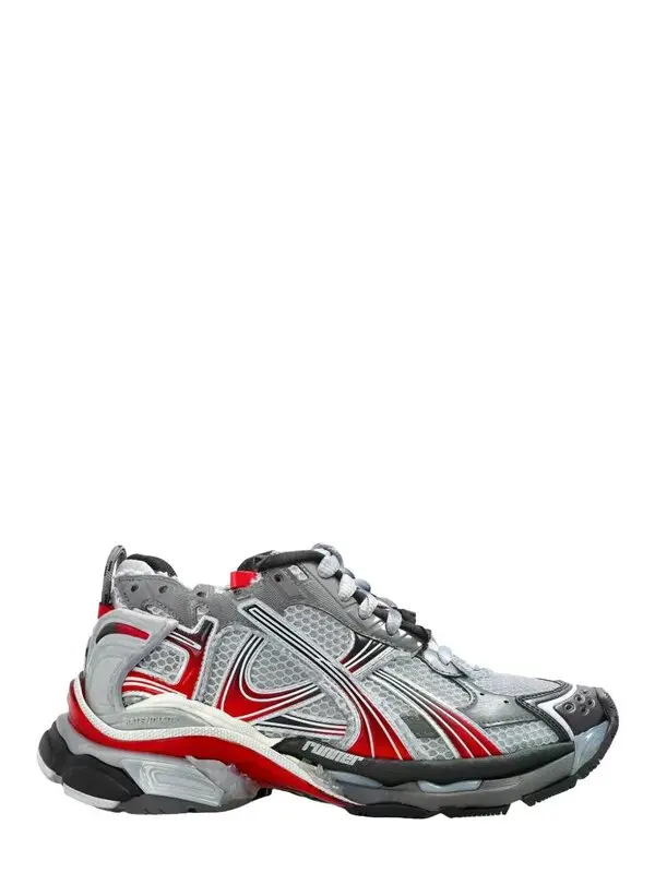 Balenciaga Runner Gradient Lace-up Sneakers - Grey