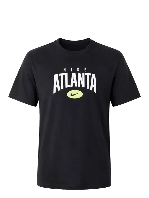 Nike Atlanta-print T-shirt - Black