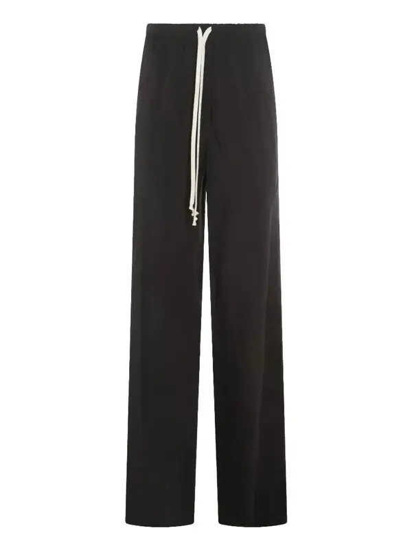 Rick Owens Paneled Drawstring Track Pants - Black