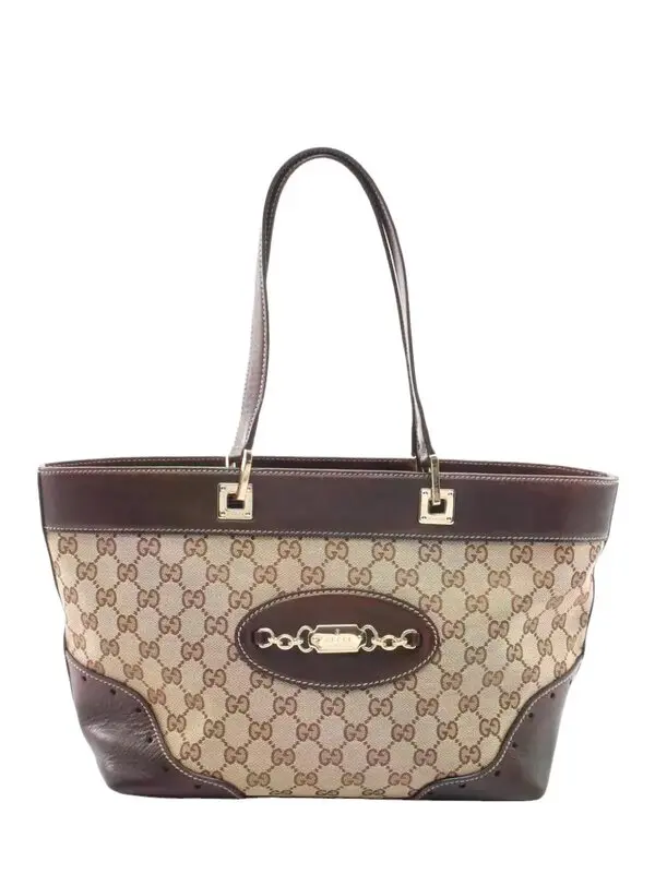 Gucci Gg Canvas Tote Bag - Neutrals