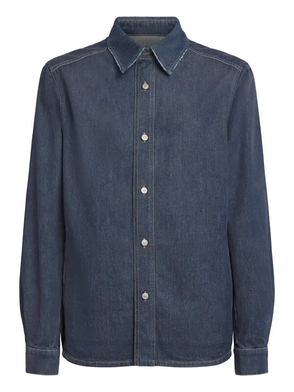 MAISON MARGIELA Denim Overshirt - Blue