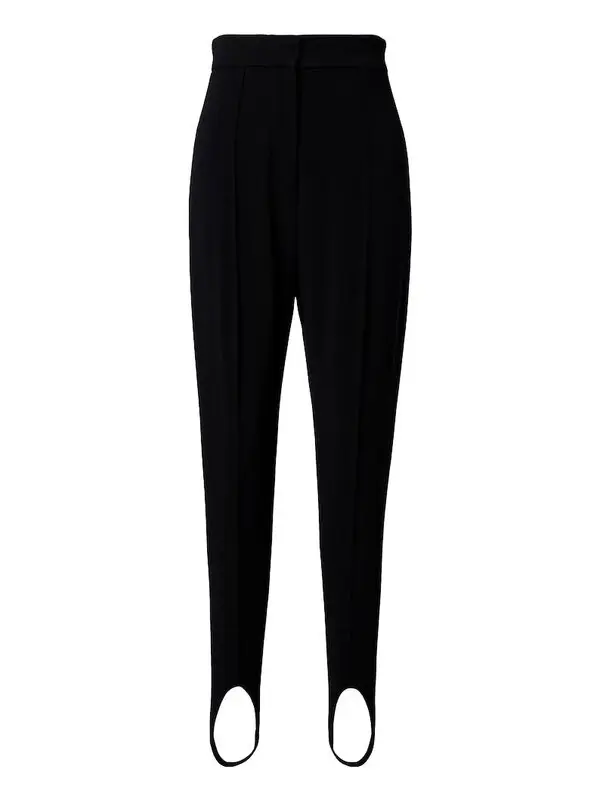 Stella McCartney High-rise Jersey Stirrup Leggings - Black