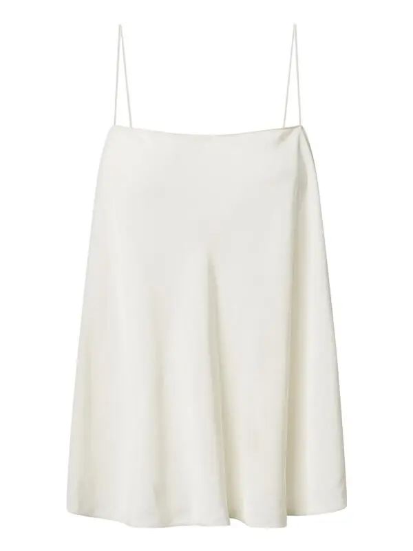 Alaïa Cady Top With Self-tie Sides - White