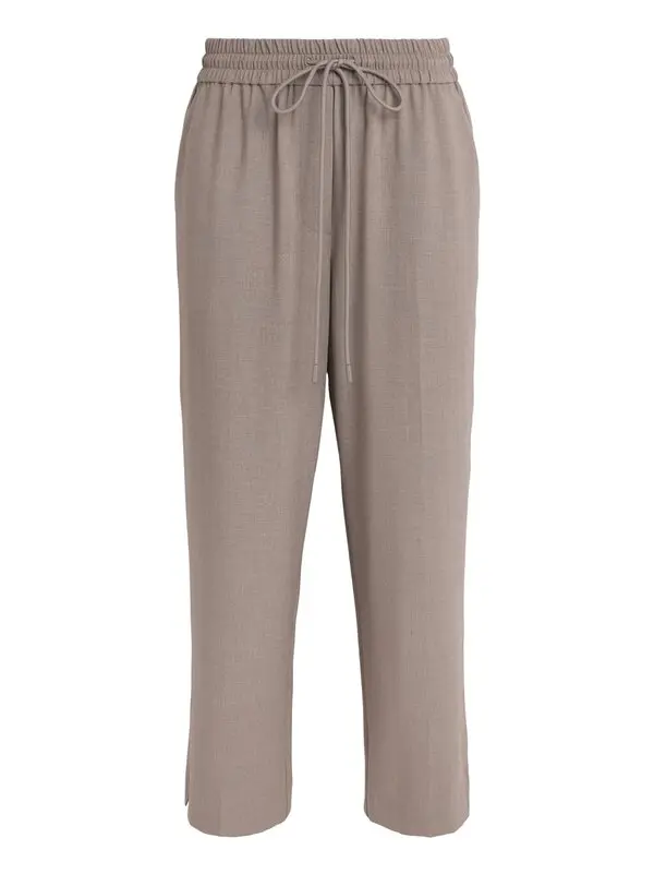Camilla And Marc Cropped Vector Trousers - Brown