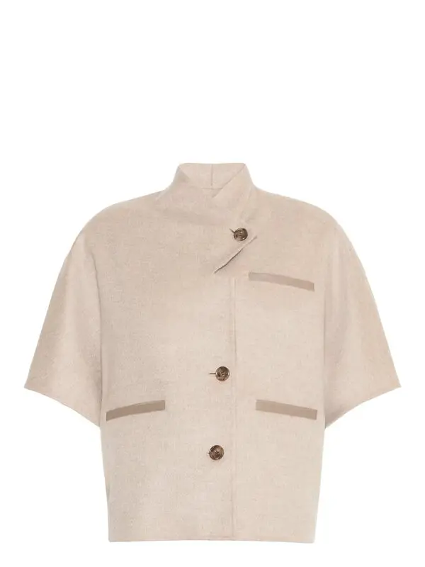 Max Mara Cashmere Cape - Grey