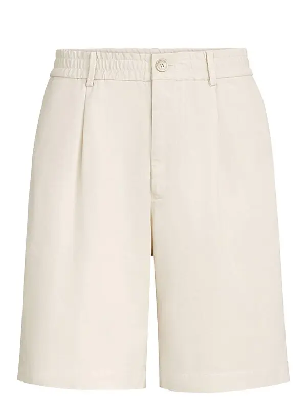 Brunello Cucinelli Cotton Gabardine Bermuda Shorts - Yellow