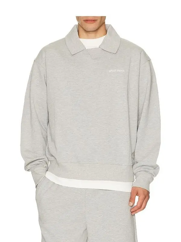 DAILY PAPER Oversized Dias Sweatshirt In . Also - Grey