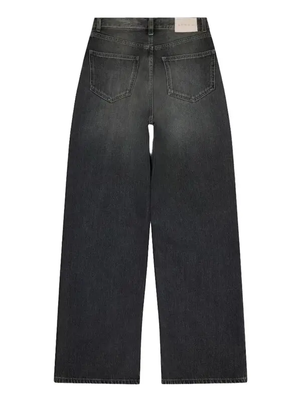 Edwin W' Olivia Washed-effect Jeans - Black