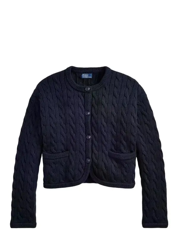 Polo Ralph Lauren Cable Knit Cardigan - Blue