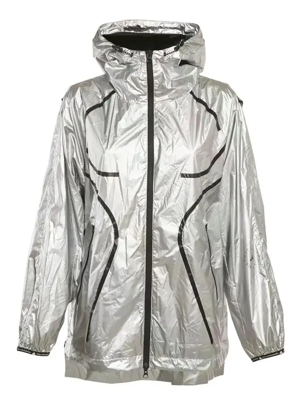 Stella McCartney X Adidas Metallic Hooded Jacket - Silver