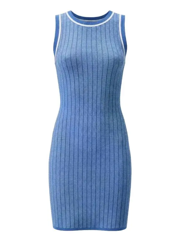 TOCCIN Patty Crew-neck Dress - Blue