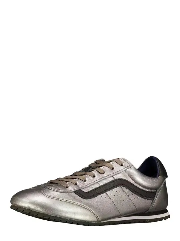 VANS Low-top Lace-up Sneakers With -tone Finish - Silver