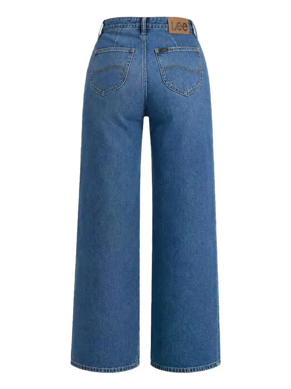 LEEM Stella Wide-leg Denim Jeans - Blue