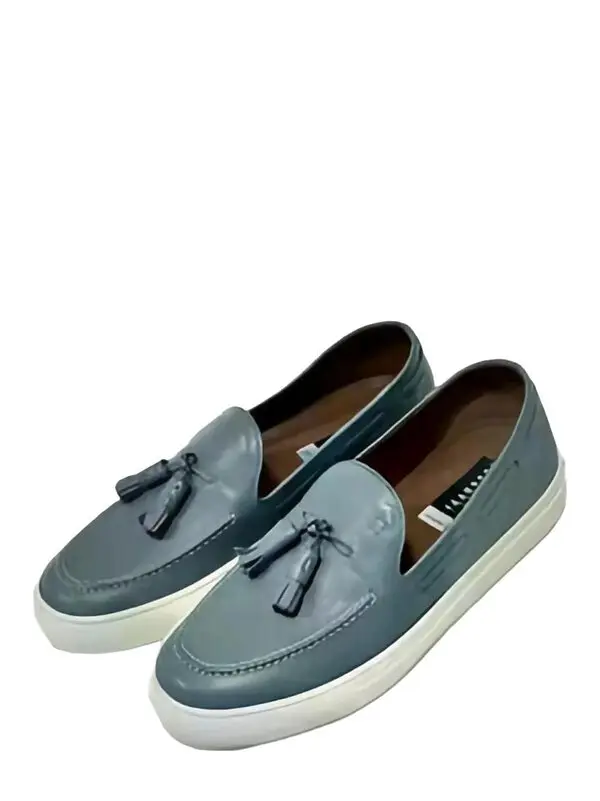 Fratelli Rossetti Brera Tassel-detail Leather Loafers - Grey